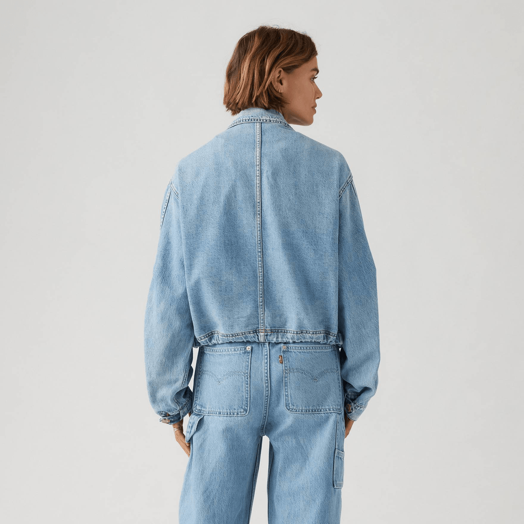 Levi's Women's Janis Utility Jacket in Good Country Days Light Wash