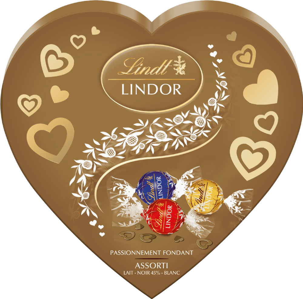 Lindt Lindor Heart Box Assorted 200g