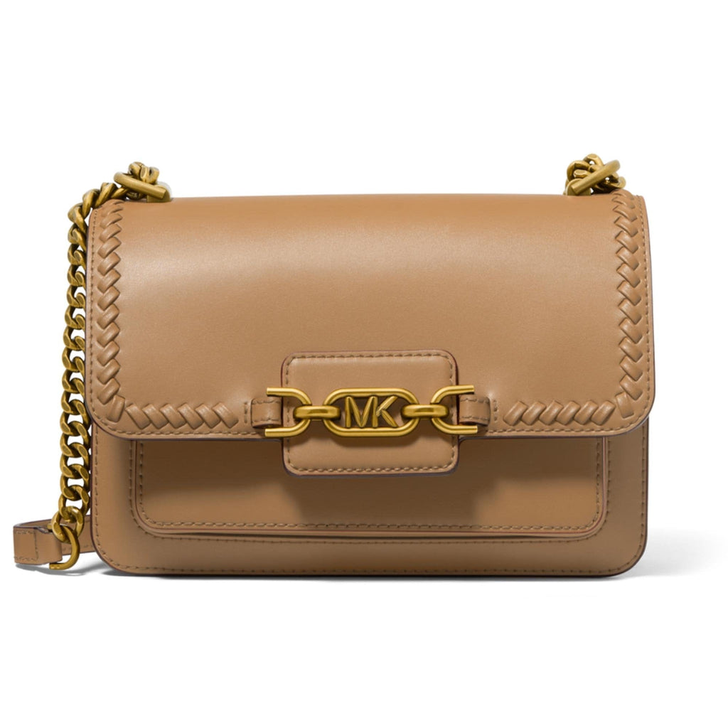 Michael Kors Heather Extra Small Leather Cross Body Bag - Husk