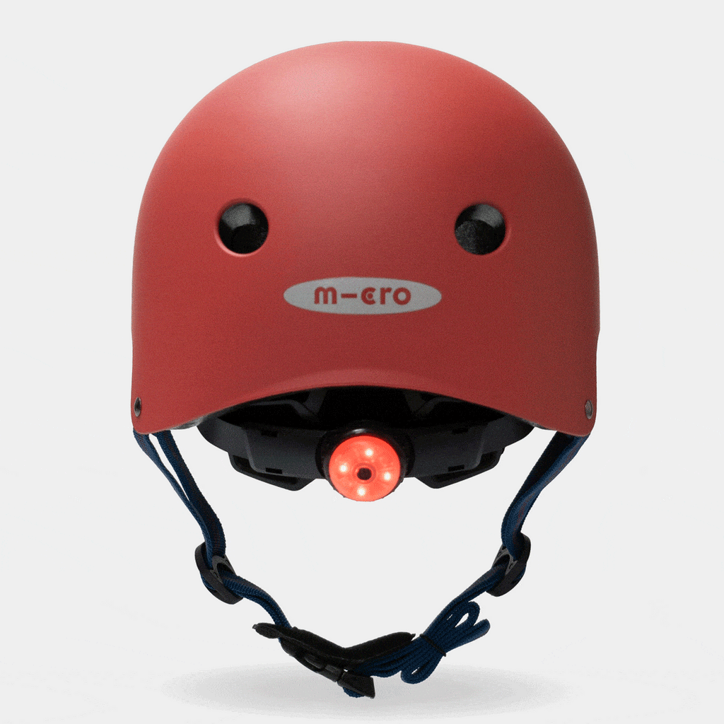 Micro Scooter Plain Helmet Medium(55-58cm) in Red