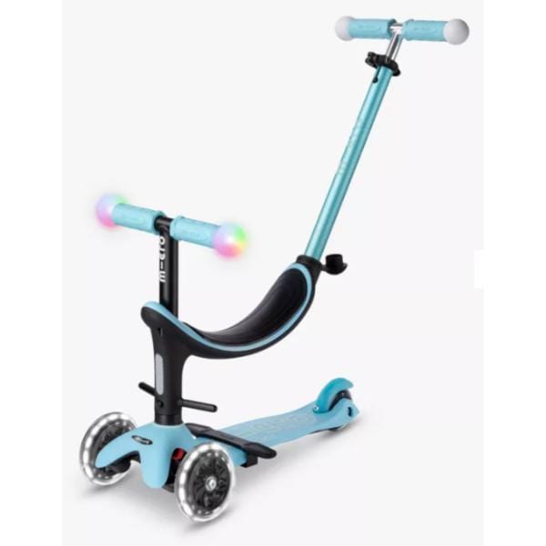Micro Scooters Mini 2 Grow Light Up 4 in 1 Scooter in Blue