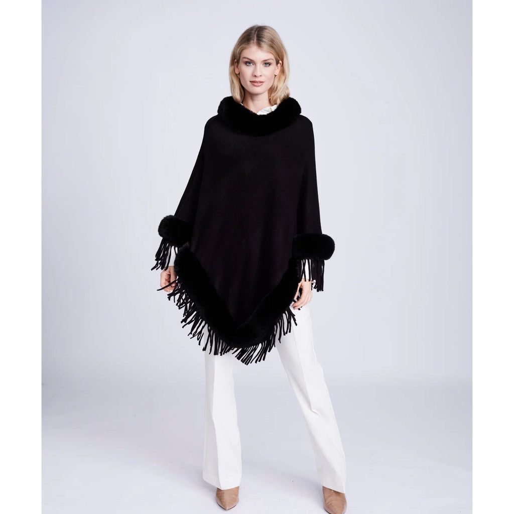 Pia Rossini Angela Poncho In Black