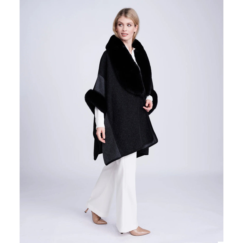 Pia Rossini Autumn Wrap In Black