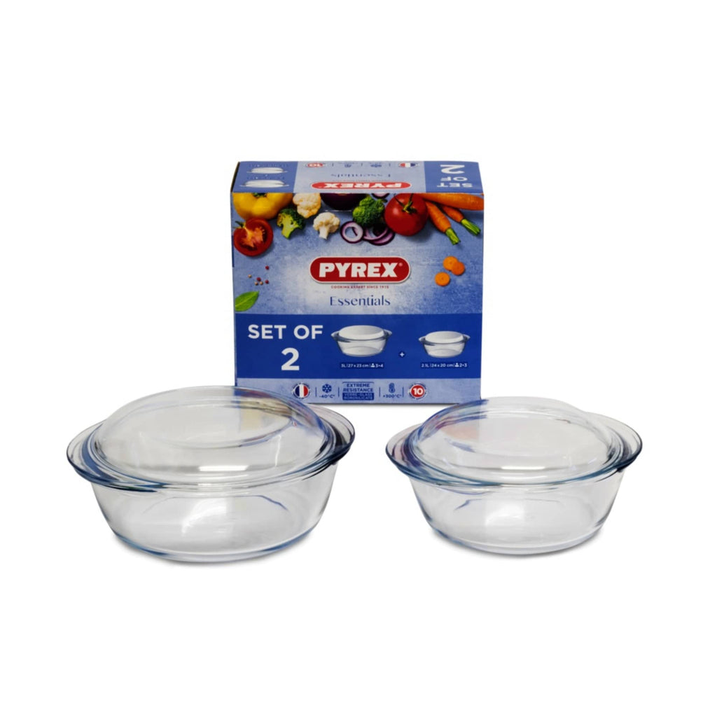 Pyrex Round 2 Piece Casserole Set