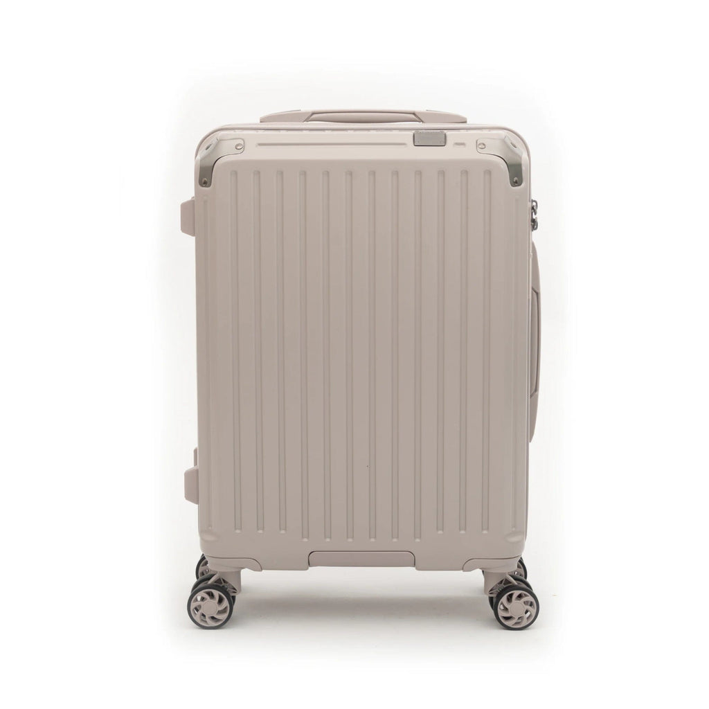 Qubed Guarded 55cm 4-Wheel Cabin Case In Putty