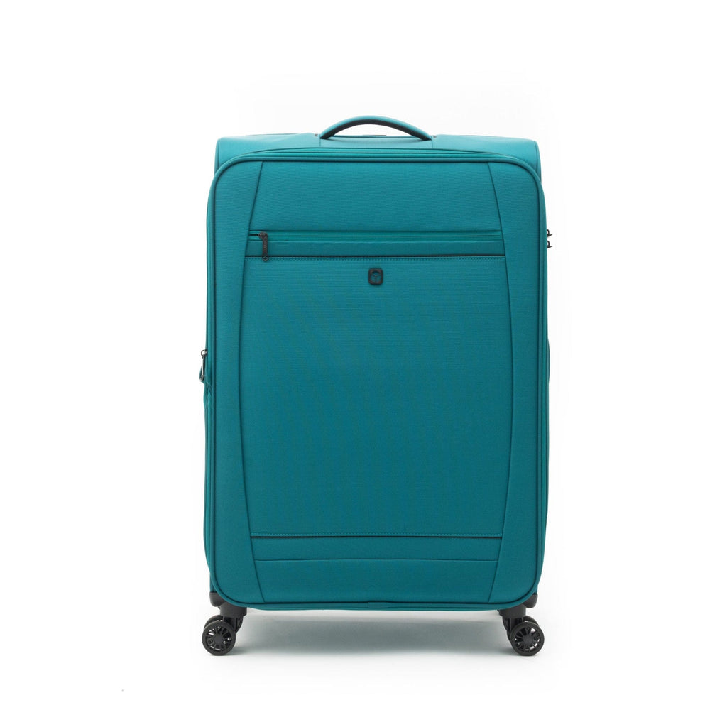 Qubed Polar 75cm 4-Wheel Expandable Suitcase In Teal