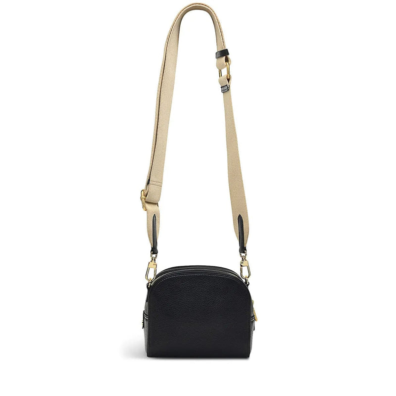 Radley London Arden Crescent Small Zip Around Crossbody in Black