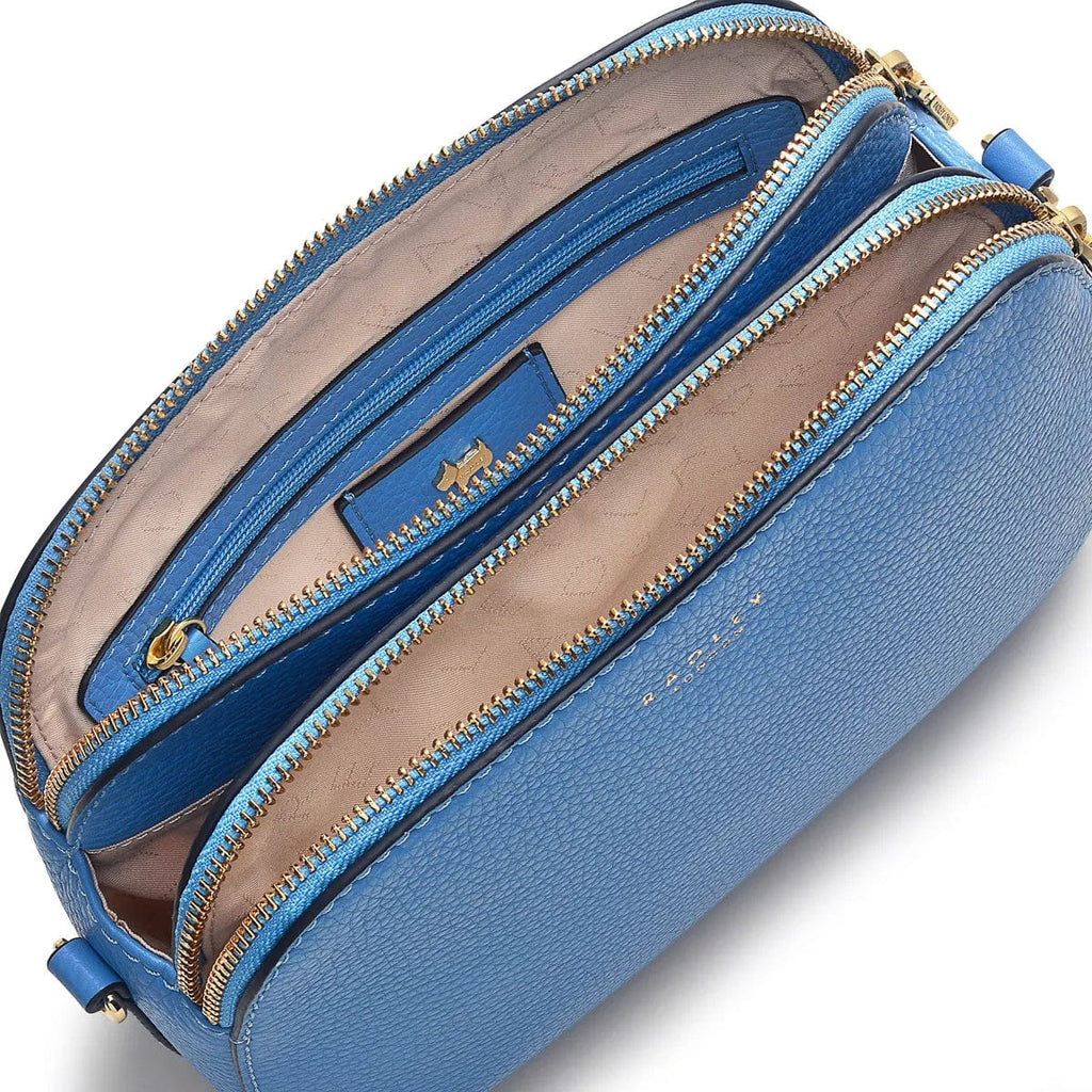 Radley Dukes Place Medium Ziptop Crossbody Bag Tranquil Blue