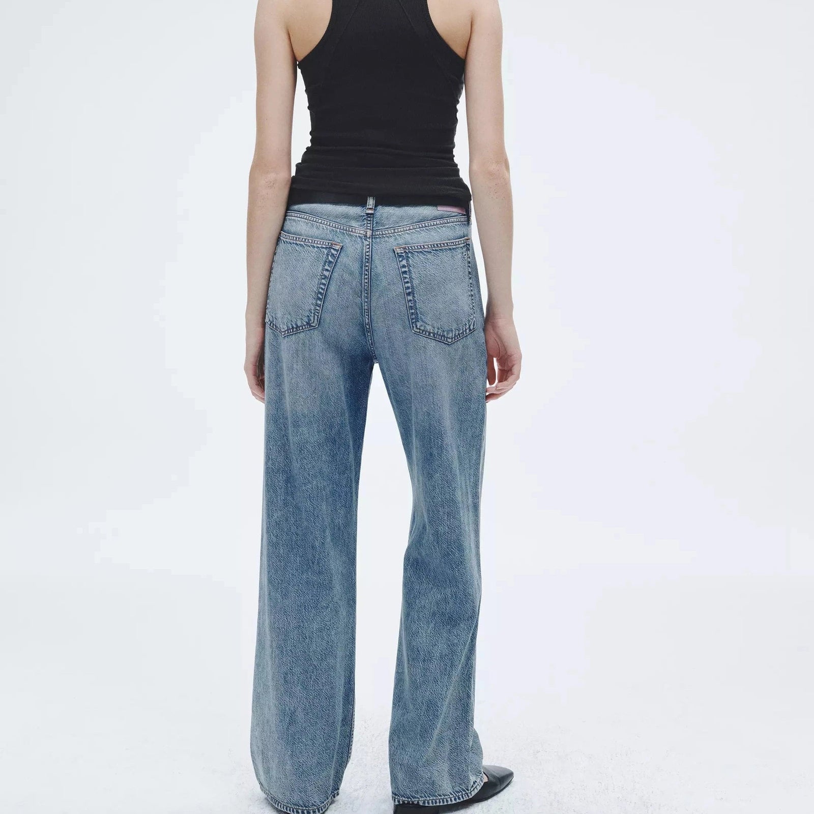 Rag & Bone Featherweight Logan Wide-Leg - Audrey