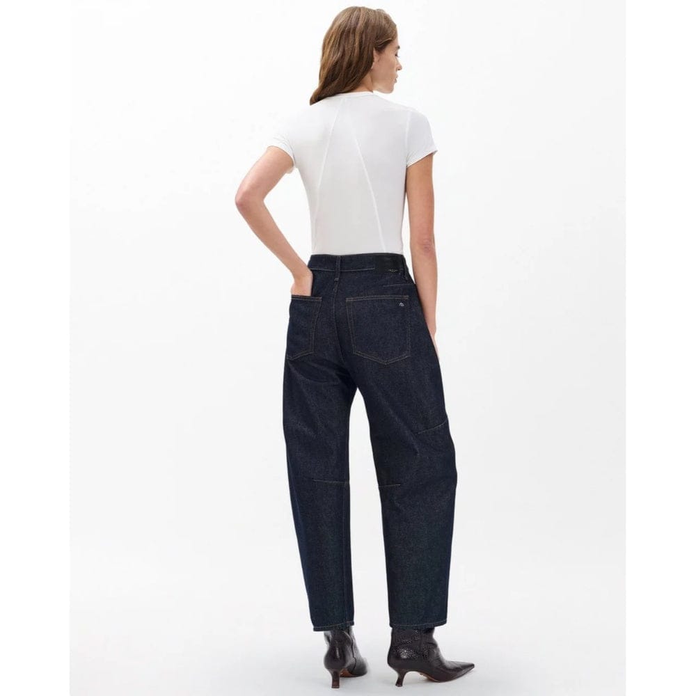 rag & bone Charlie Ankle Barrel Jeans Lightweight Rigid In Twilight Ri