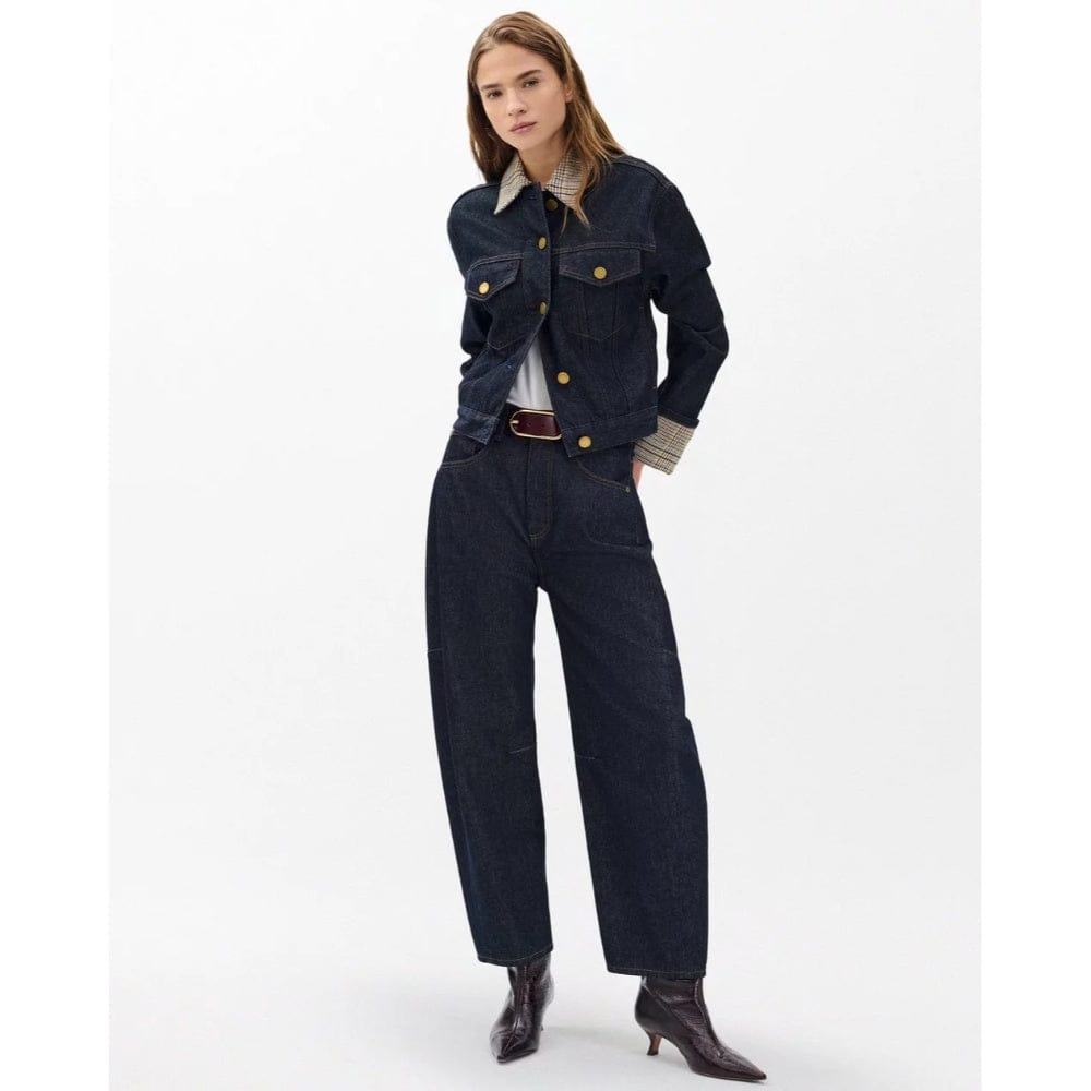 rag & bone Charlie Ankle Barrel Jeans Lightweight Rigid In Twilight Ri