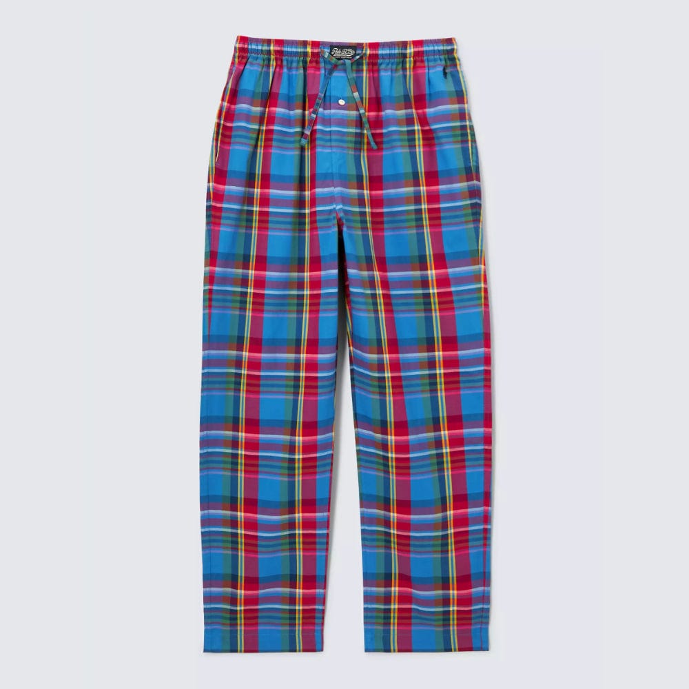 Ralph Lauren Check Cotton Pyjama Bottoms in Red Plaid