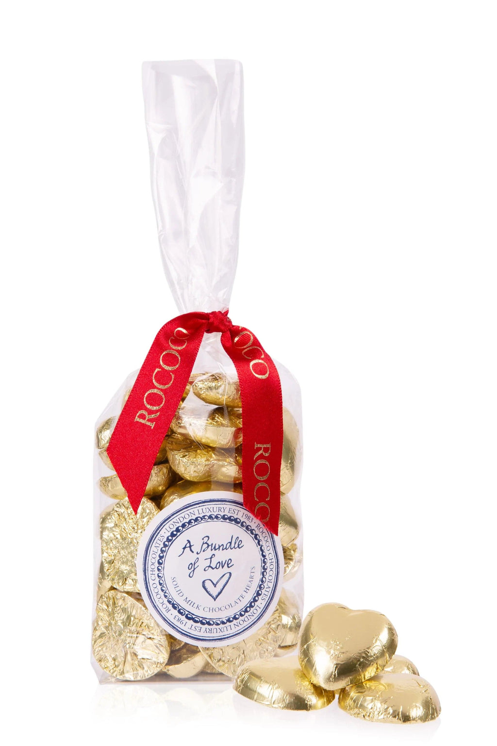 Rococo Chocolates A Bundle of Love - Milk Chocolate Hearts
