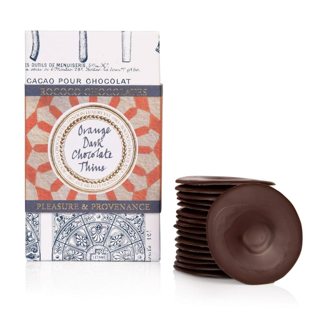 Rococo Orange Dark Chocolate Thins 150g