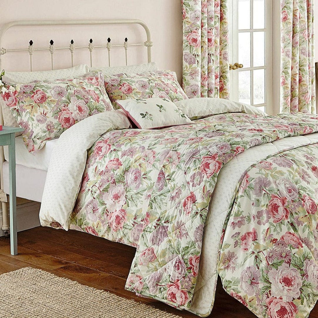 Sanderson Amelia Rose Duvet Cover Set Pink Lilac