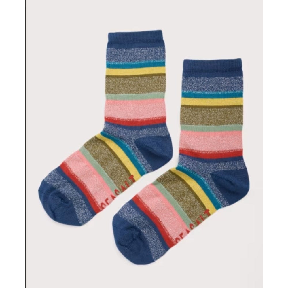 Seasalt Sparkle Sailor Socks In Sunrose Mast Multi