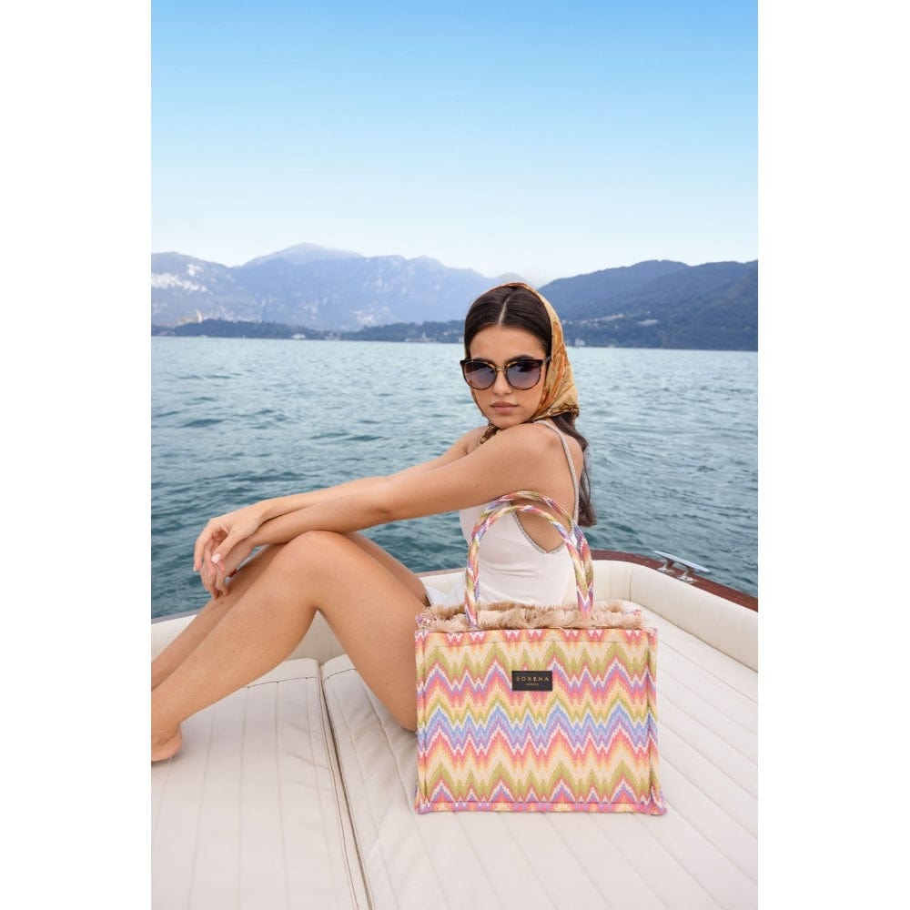 Sorena Cecilia Medium Bag In Pink Multi