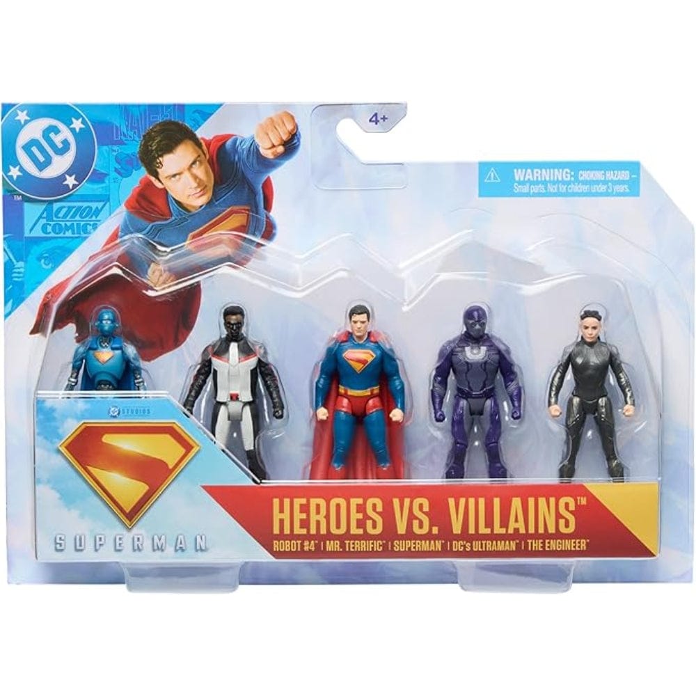 DC Comics Superman 3" Battle 5 Pack