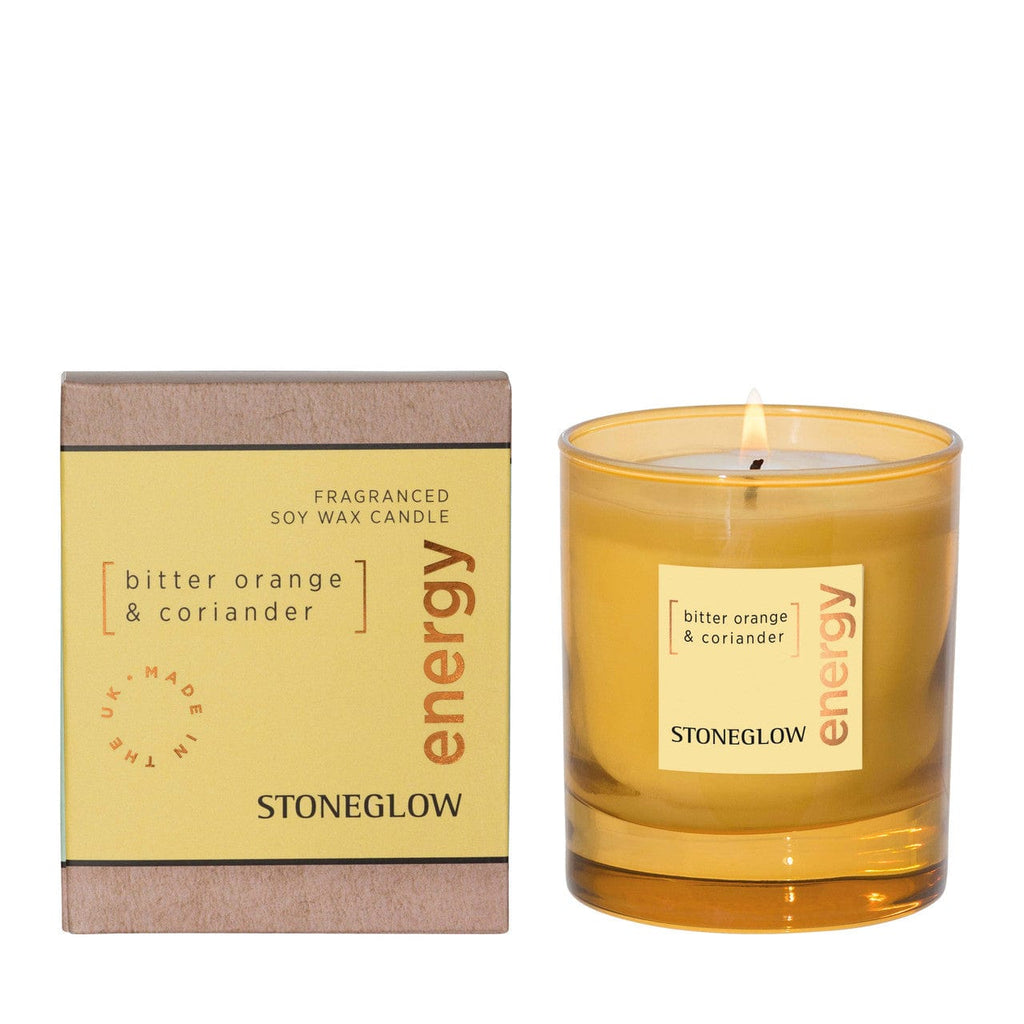 Stoneglow Elements - Energy - Bitter Orange & Coriander - Scented Cand
