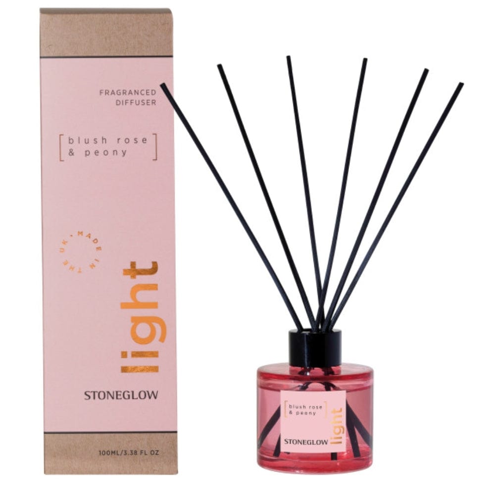 Stoneglow Elements Light Scented Reed Diffuser Blush Rose & Peony 100m