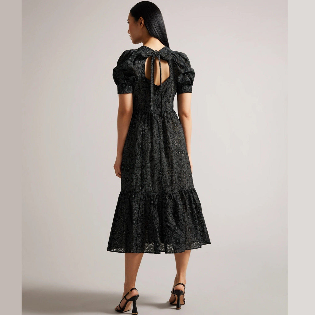Ted Baker Meganie Puff Sleeve Tiered Maxi Dress