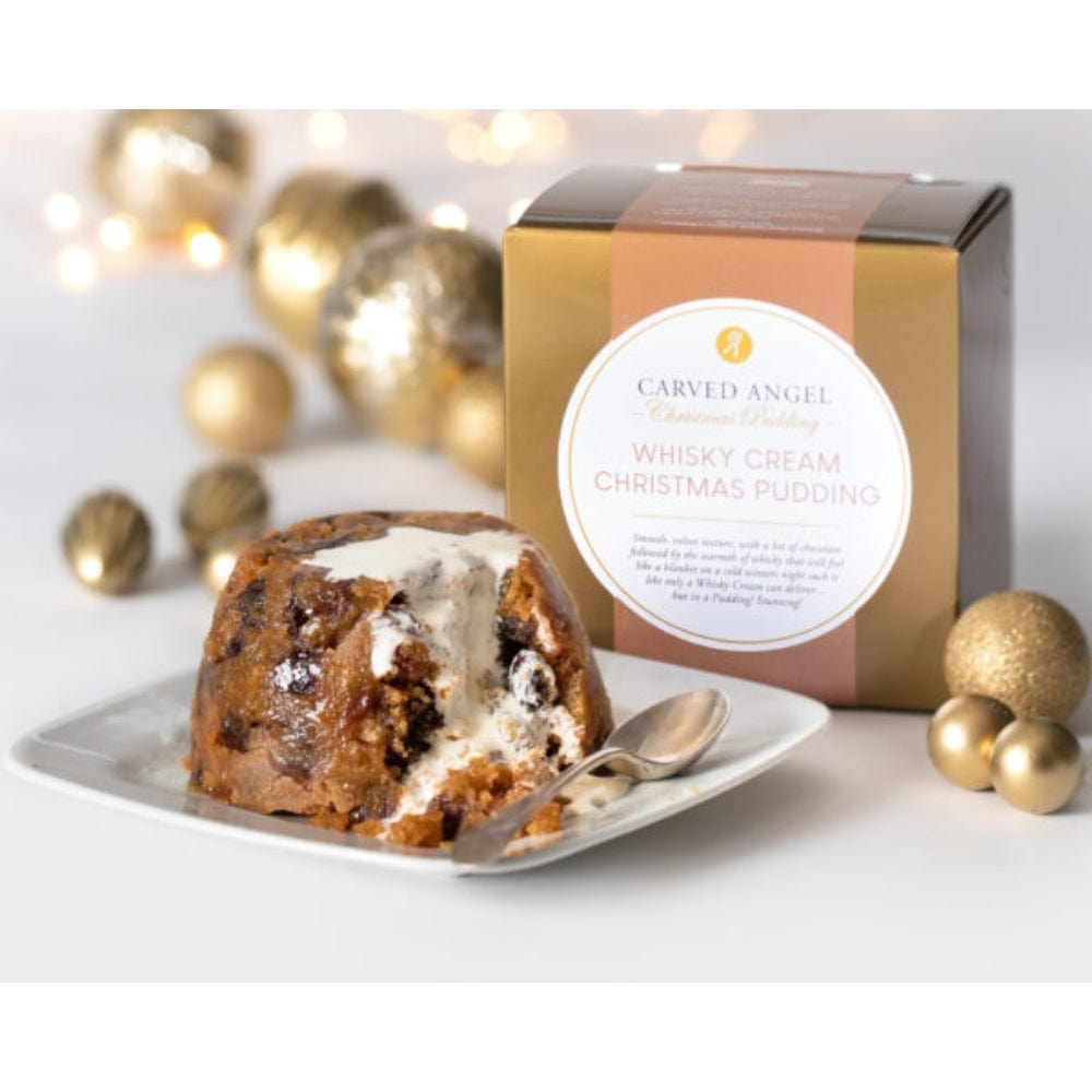 The Carved Angel - Whisky Cream Christmas Pudding, 120g