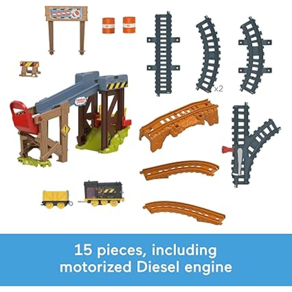 Thomas & Friends Diesel’s Lift & Load Construction Motorized Train Set
