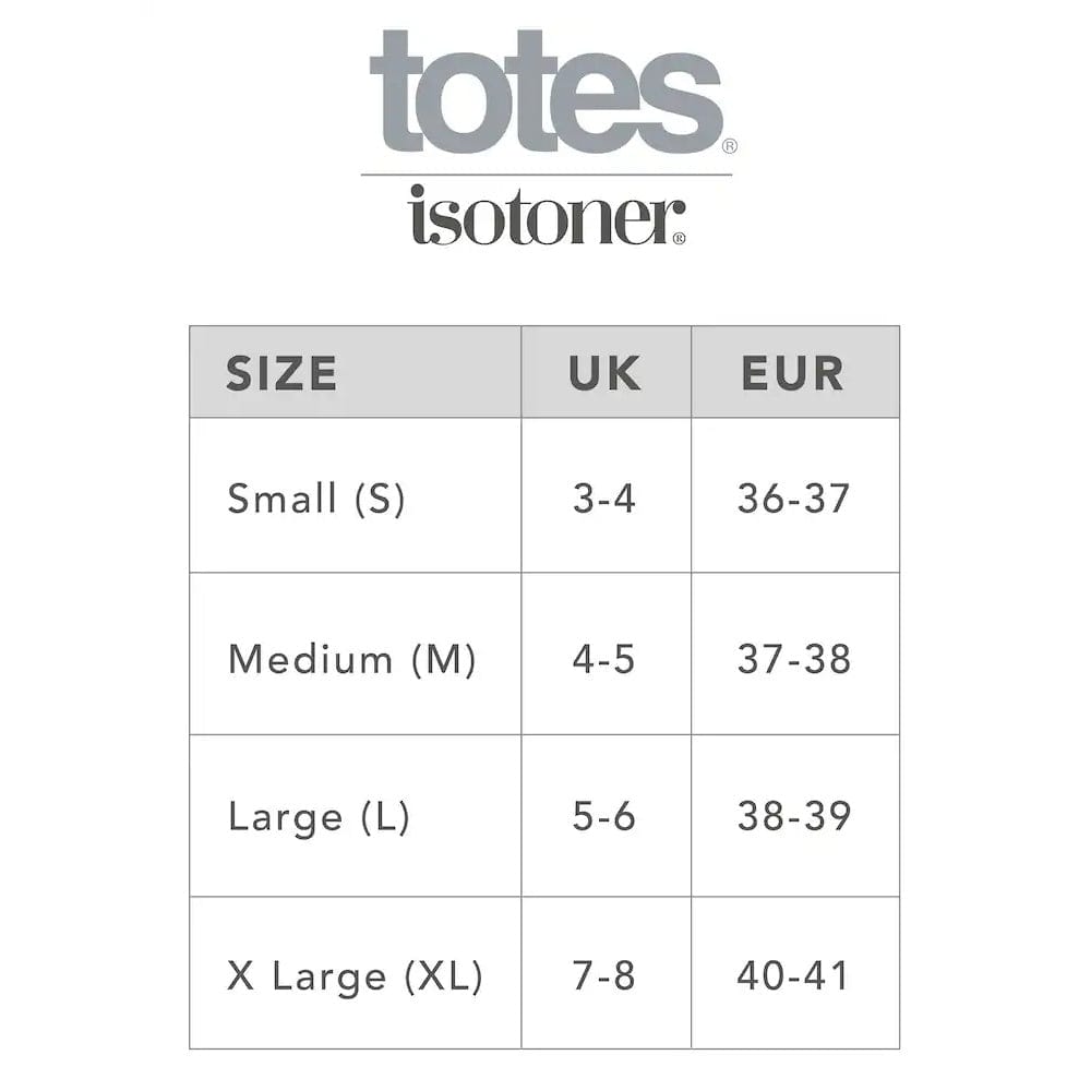 Totes Slippers Size Chart