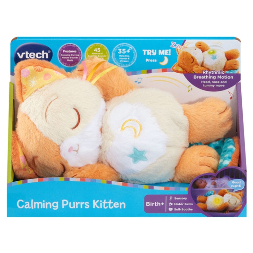 VTech Baby Calming Purrs Interactive Soft Toy