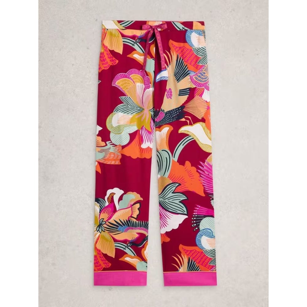 White Stuff Organic Nina PI Bottom In Red Multi
