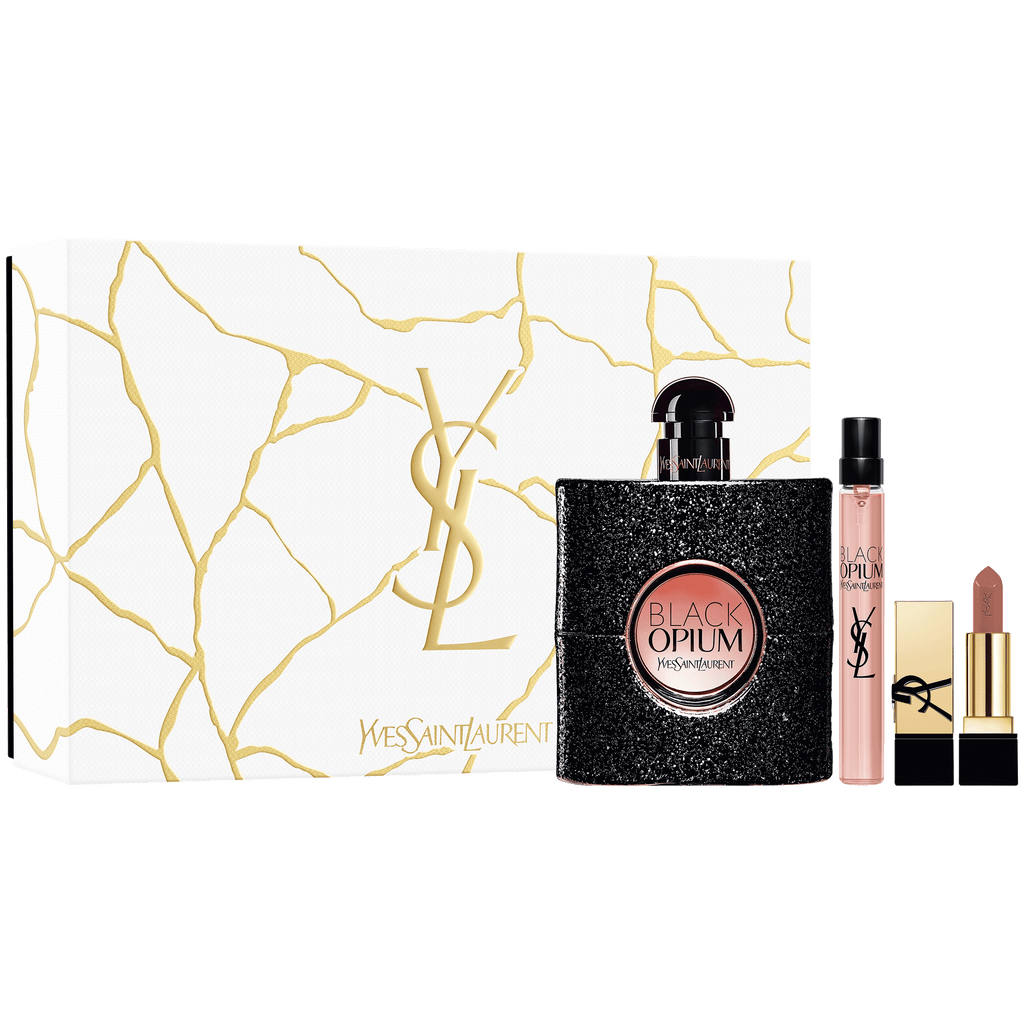 Yves Saint Laurent Deluxe Black Opium Eau de Parfum 90ml Gift Set
